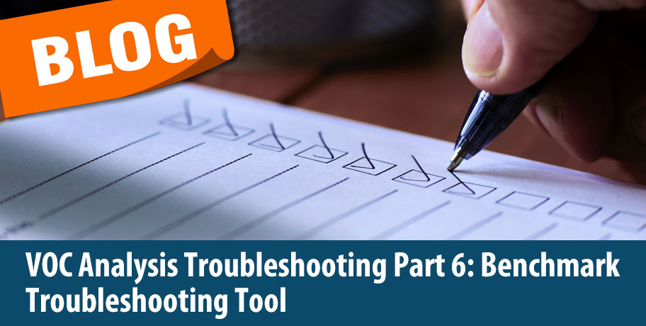 Troubleshooting Part 6: Benchmark Troubleshooting Tool